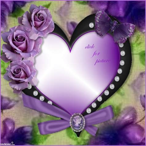 Sharing Creativity In 2024 Flower Frame Purple Heart Frame