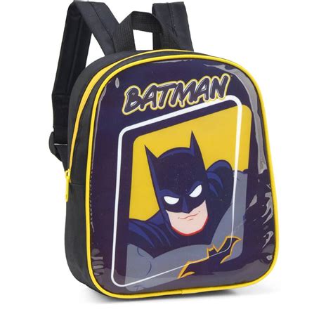 Mochila Infantil Dc Batman Em Poliéster Luxcel Pt 1 Un Escolar