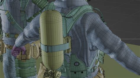 Hazmat Nbc Suit Rigged 3d Model Rigged Cgtrader