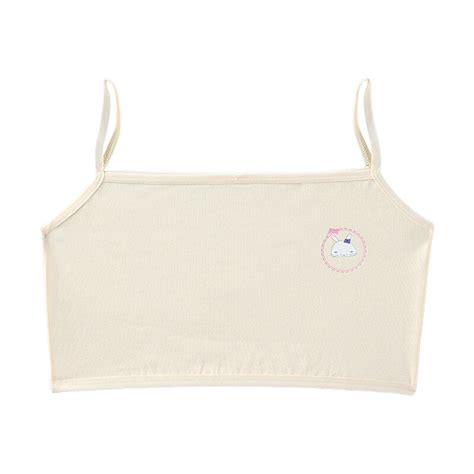 Teen Girls Cotton Training Bra Seamless Bralette S Grandado
