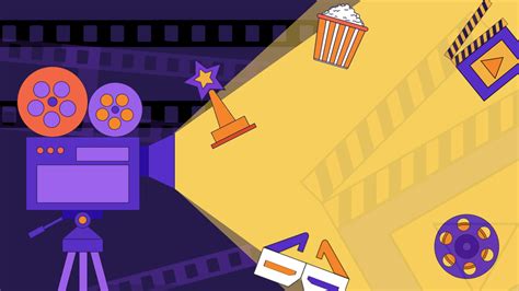 Cinema Theatre Retro Movie Intro Animated Movie Trailer 36398450