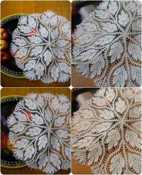 Салфетка крючком Интересный контент в группе Уроки Вязания Crochet