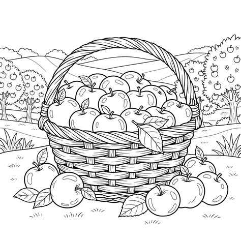20 Fall Themed Apple Coloring Pages For Creative Fun Creative Color