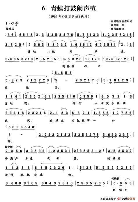 青蛙打鼓闹声喧