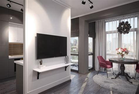 ДИЗАЙН ПРОЕКТ В СОВРЕМЕННОМ СТИЛЕ ЮНИАПАРТ ДИЗАЙН И РЕМОНТ В СОЧИ