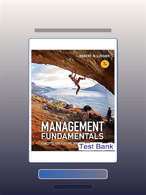 Management Fundamentals Concepts Applications And Skill Development 7th Edition Lussier Pdf