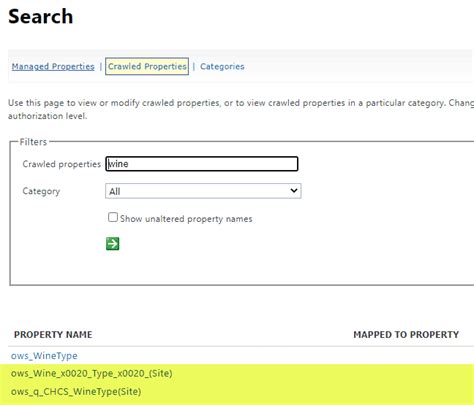 Automatically Created Managed Properties In Sharepoint Online