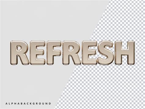 Atualize a ilustração vetorial do efeito de texto PSD Premium