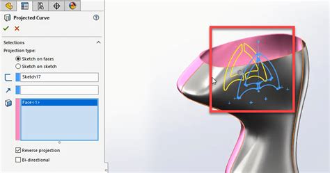 Solidworks 2019 Whats New Projected Curvessolidworks 2019 Whats