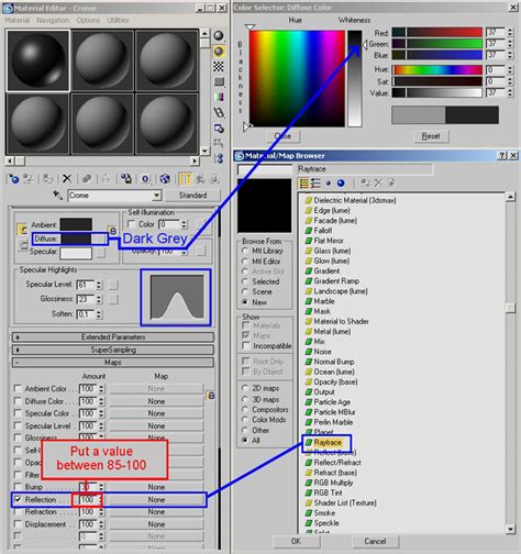 CGArena How To Create Chrome Material