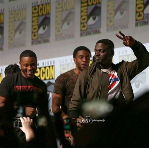 Ryan Coogler Chadwick Boseman And Daniel Kaluuya Blackpanther Ryan Coogler Chadwick Boseman