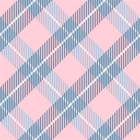Cute Rosa E Cinza Plaid Sem Costura Patten Vetor Diagonal Quadradinho