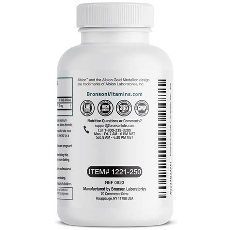 Boron 3 MG – Bronson Vitamins | Quality Vitamins and Supplements since 1960