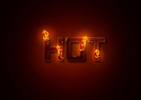 Create A Unique Burning Text Effect Psdfan