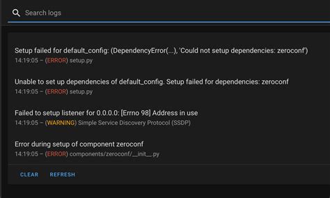 Using Host Networking Causes Zeroconf And Defaultconfig Errors