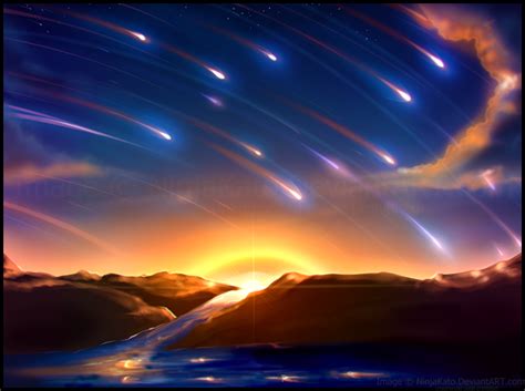 Meteor Shower Speed Draw By Ninjakato On Deviantart
