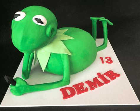 Kermit The Frog Birthday Cake Ideas Images Pictures