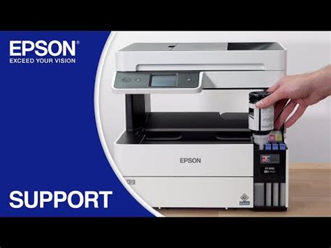 Epson EcoTank Pro ET 5150 Filling The Ink Tanks YouTube