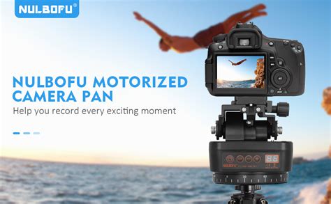 Amazon Com Tripod Head Motorized Remote Control Rotating Panoramic Pan Tilt Head For Dslr