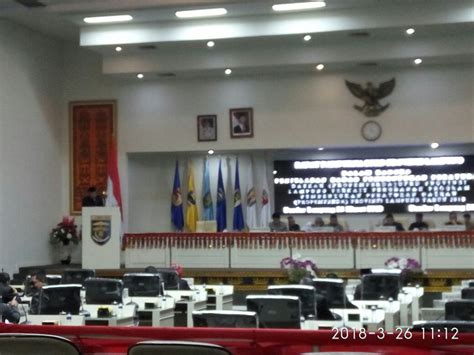 DPRD Lampung Gelar Paripurna Perubahan Program Pembentukan Peraturan Daerah PROPEMPERDA