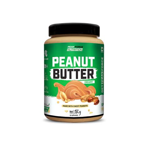Peanut Butter 1kg Natural Creamy Invincible Fitness