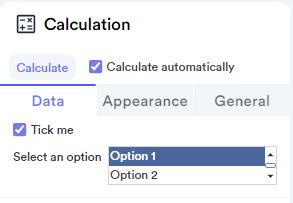 How To Set Conditional Controls In A Custom Analysis Tool Displayr Help