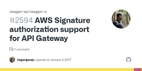 Aws Signature Authorization Support For Api Gateway · Issue 2594