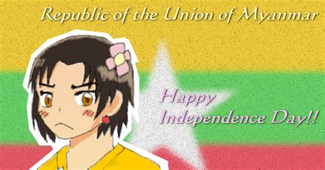 ヘタリアにない国を擬人化してみる 【捏ヘタ】ミャンマー独立記念日 瀬戸ムツキついったに生息のイラスト Pixiv