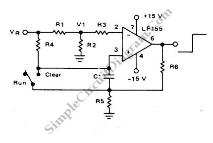 Long Interval Rc Timer Using Op Simple Circuit Diagram
