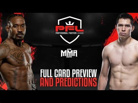 PFL Playoffs Preview And Predictions YouTube