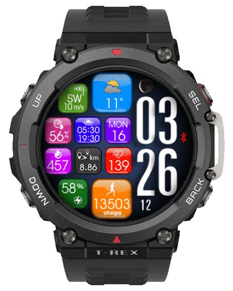 TILES By Mirda Amazfit T Rex AmazFit Zepp Xiaomi Haylou Honor Huawei Watch Faces