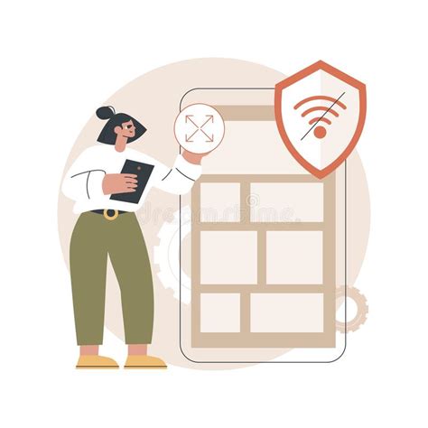 Progressive Web App Abstract Concept Vector Illustration Stock Vector