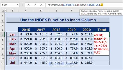 How To Insert A Column Without Affecting Formulas In Excel Ways