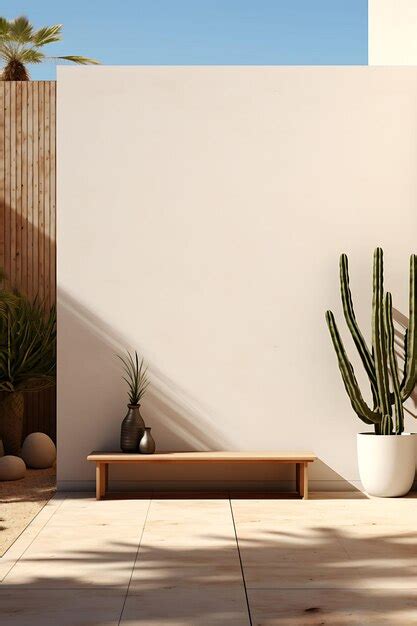 Premium Ai Image Photo Of Contemporary Desert Facade With Sandstone