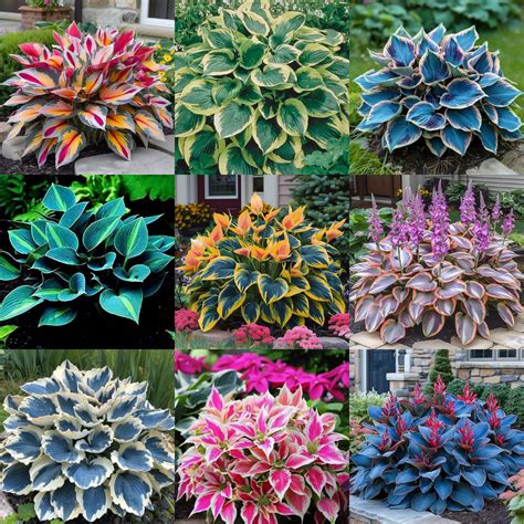 Mix Colors The Resilient Beauty Shade Tolerant And Cold Hardy Hosta