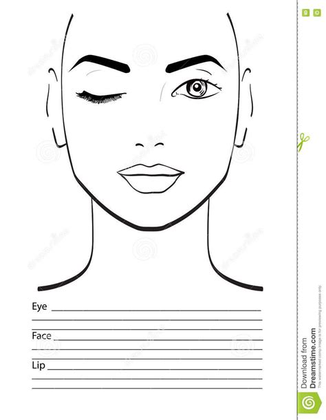 Image Result For Makeup Face Chart Template Mac Face Charts Makeup