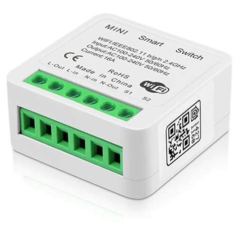 Купить Реле умного дома Mini Wi Fi 16А цена 549 ₽ характеристики
