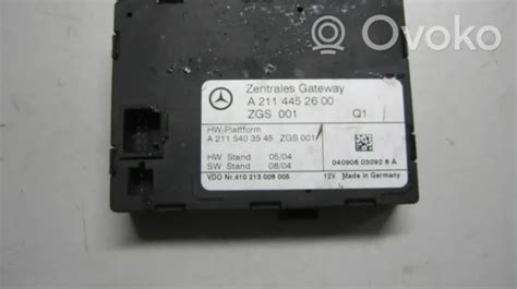 A Mercedes Benz E W Gateway Control Module RRR