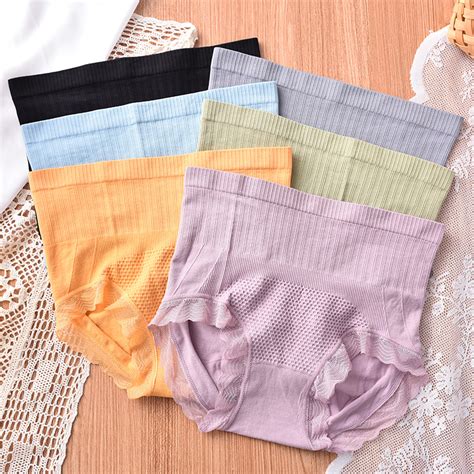 New High Waist Tight Pants Womens Hip Lifting Underwear Traceless