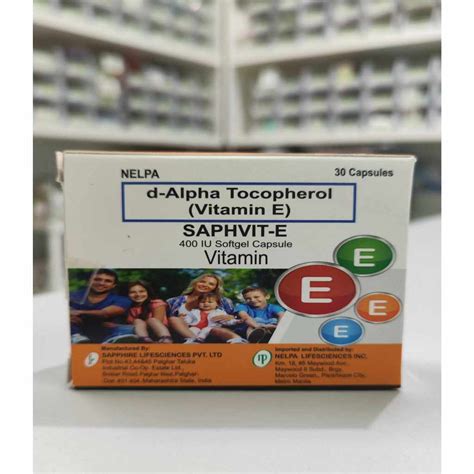 Vitamin E Generic Saphvit Any Brand 400iu Soft Gels Hmp Shopee Malaysia