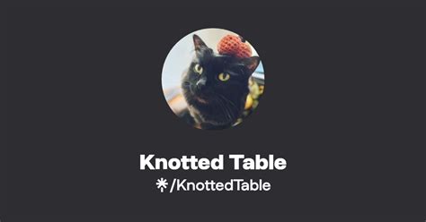 Knotted Table Facebook Tiktok Linktree
