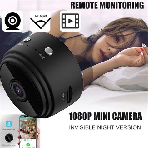Too Small To See A9 1080p Cctv Camera With Night Vision Hidden Mini