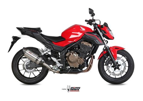 Silencieux Mivv Suono Inox Honda CB 500 F 16 18 Pièces Echappement