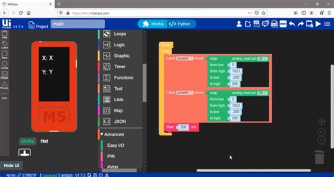 Basic Block Codeing Program For M5 Stick C Plus The Diy Life
