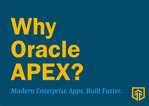 What Makes Oracle Apex A Smart Choice For Modern App Development Its A Low Code Platform That