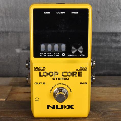 Nux Loop Core Stereo Looper Pedal 0885947105106