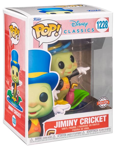 Funko Pop Disney Pinocchio 1228 Jiminy Cricket On Leaf D23 2022
