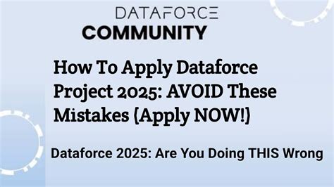 dataforce project 2025 secret easy method no one talks about apply