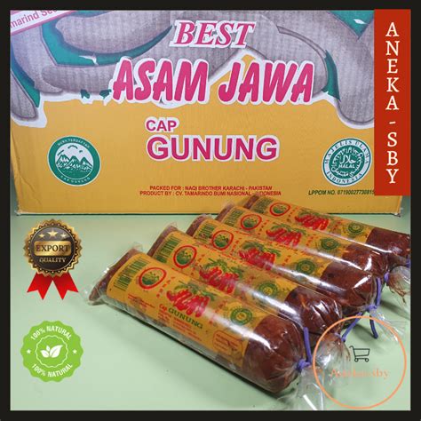 Jual Asam Jawa Tanpa Biji Asem Jawa Daging Asem Dodol G Shopee Indonesia