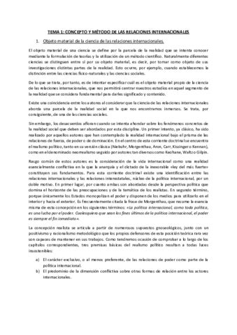 Tema 1 Sociedad Internacional Pdf